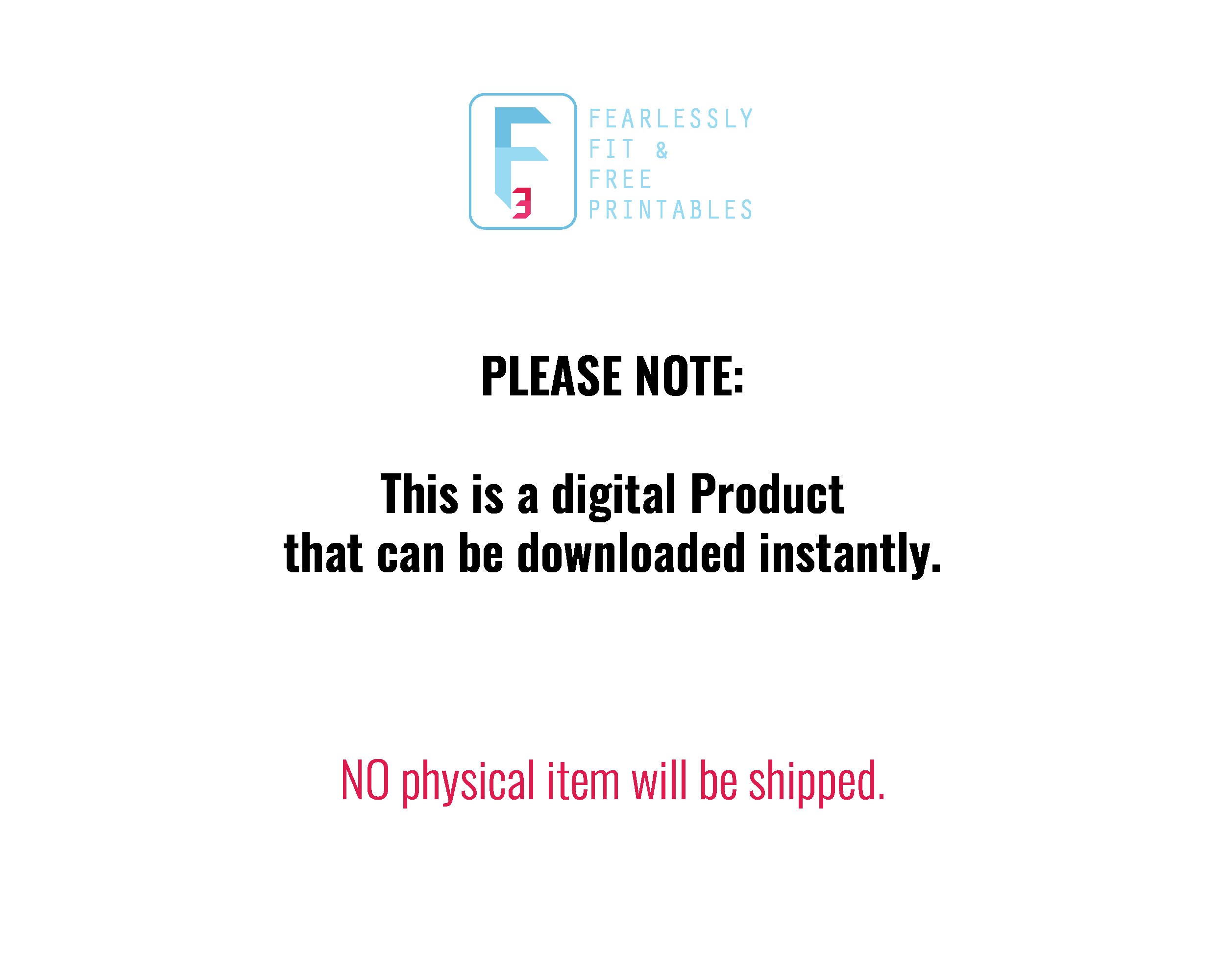 Printable Running Card for Female, Instant Download Girl Runner ...