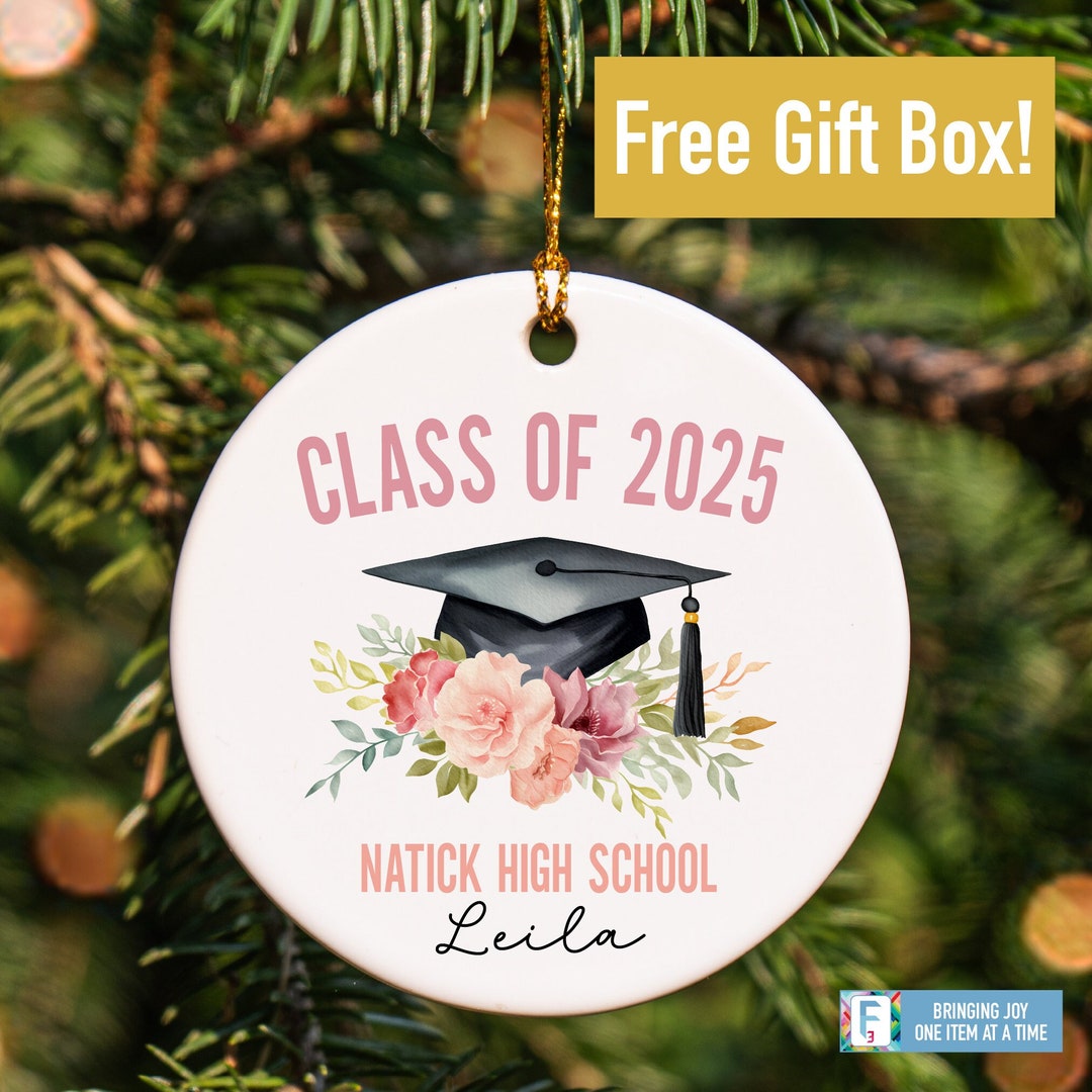Personalized Graduation Ornament Custom High School Graduate Gift ...