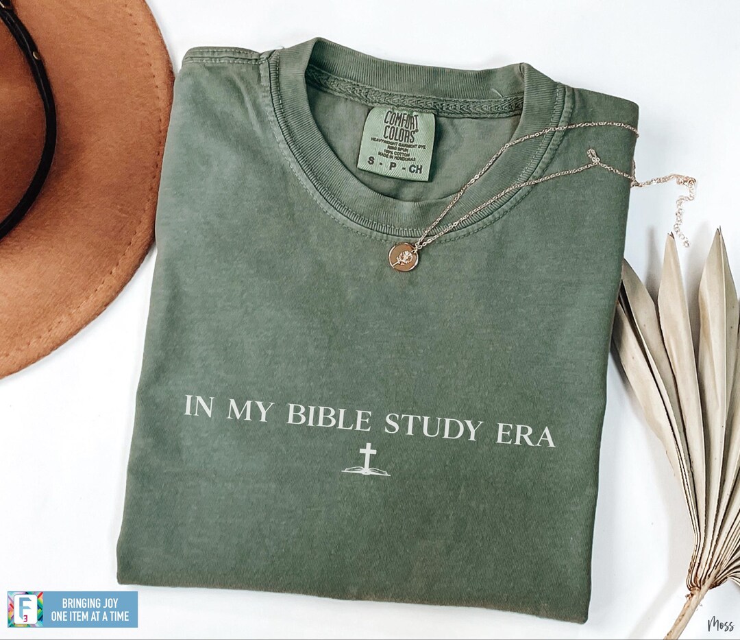 Comfort Colors® Christian Shirt Bible Study Shirt Minimalist Christian ...