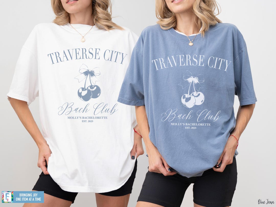 Custom Traverse City Bachelorette Party Shirt Michigan Retro ...