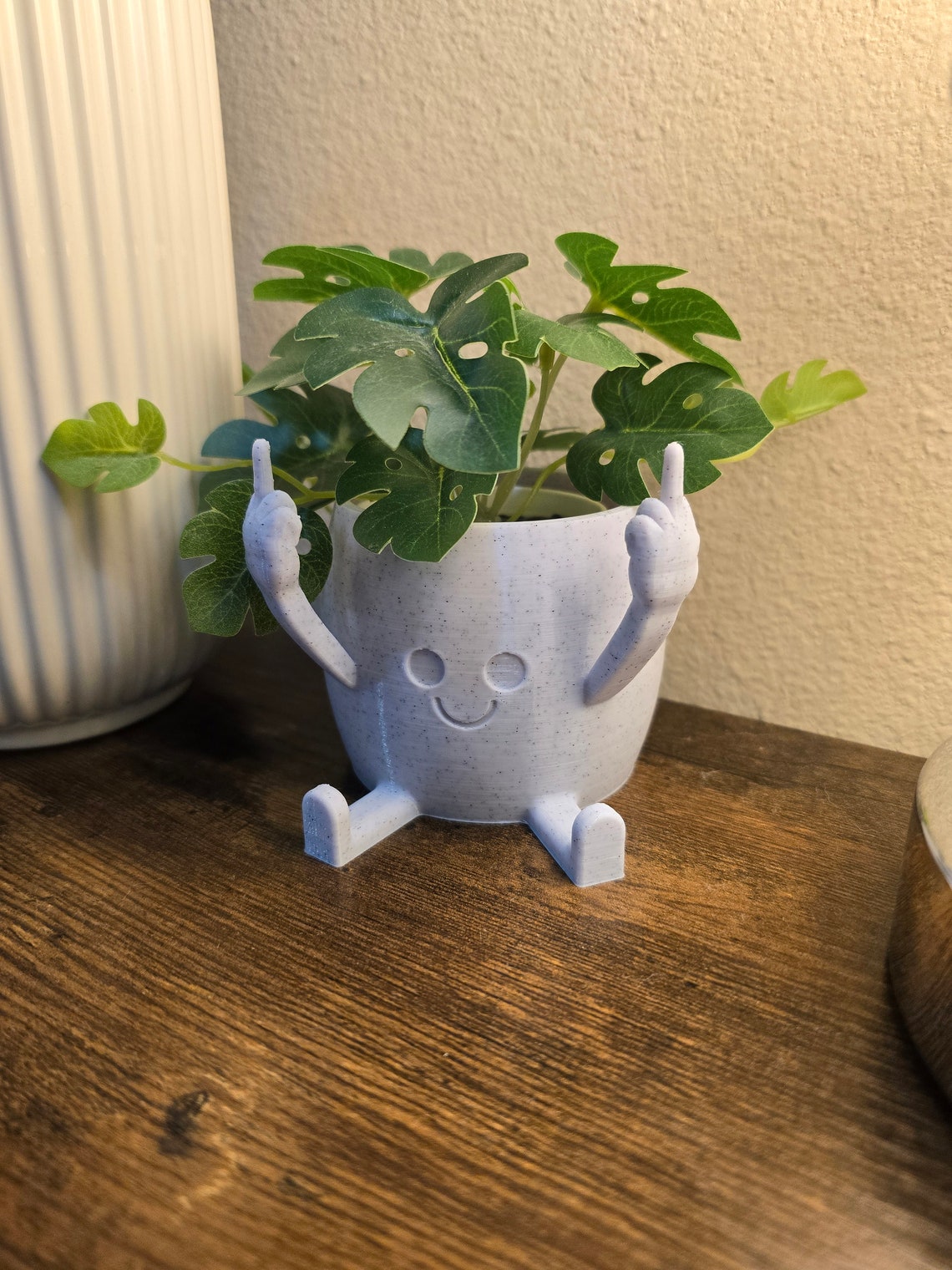 Middle Finger Planter Pot Happy Vase Succulent Planter Gag Gift Pot ...