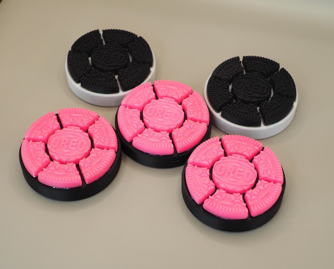 Cookie Fidget Clicker Toy | Sandwich Biscuit Style Sensory Gadget - Etsy