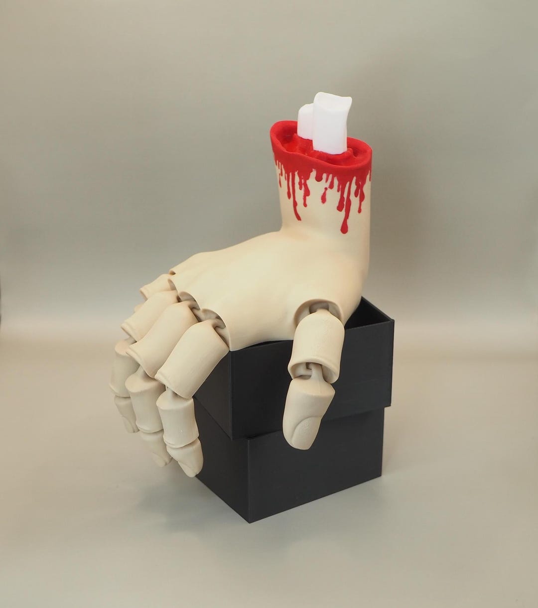 Articulating Severed Hand – 3D Printed Horror Prop, Posable Creepy ...