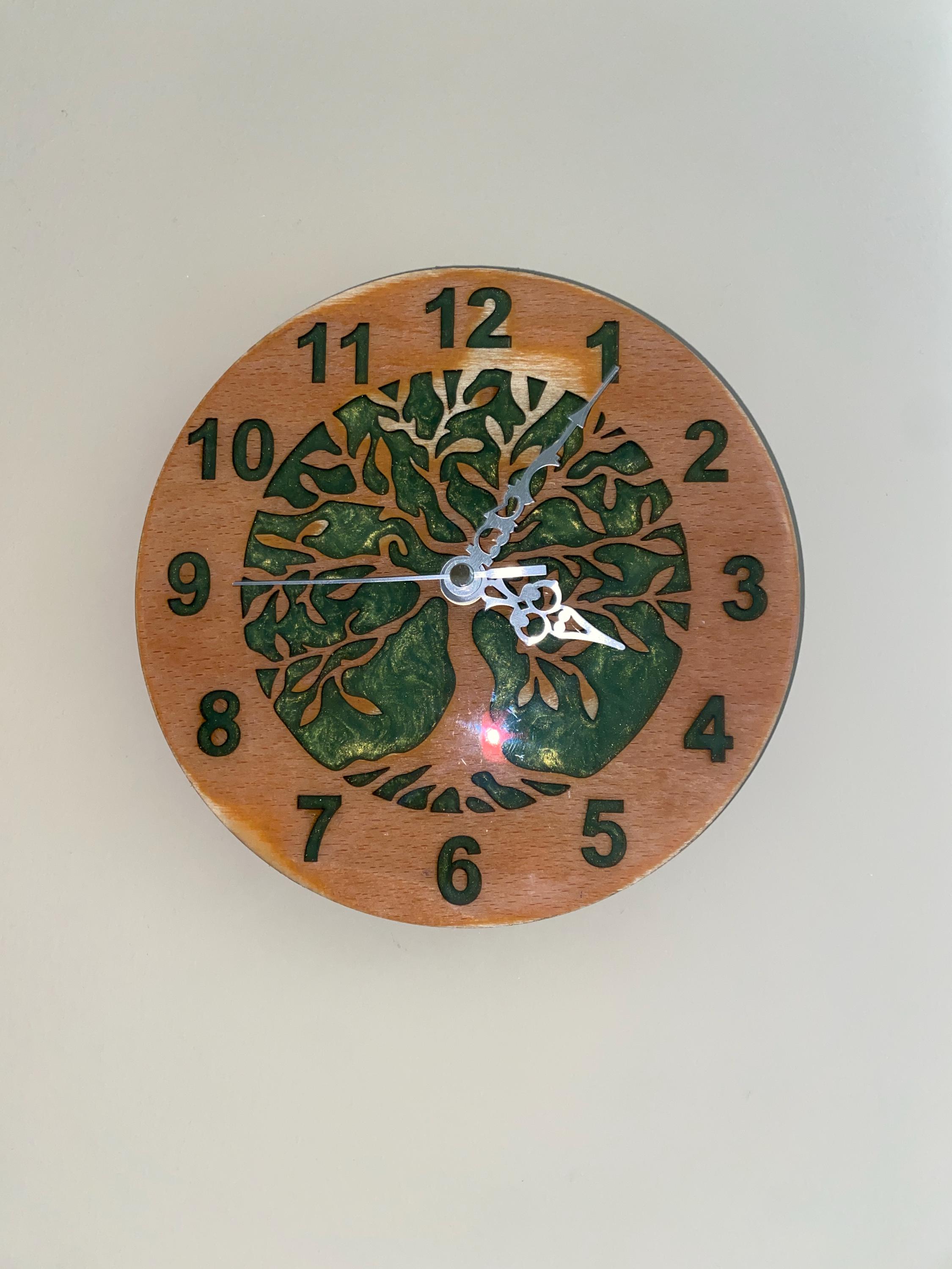 Tree of Life Clock SVG & Lightburn Files to Make Epoxy Resin Clock - Etsy