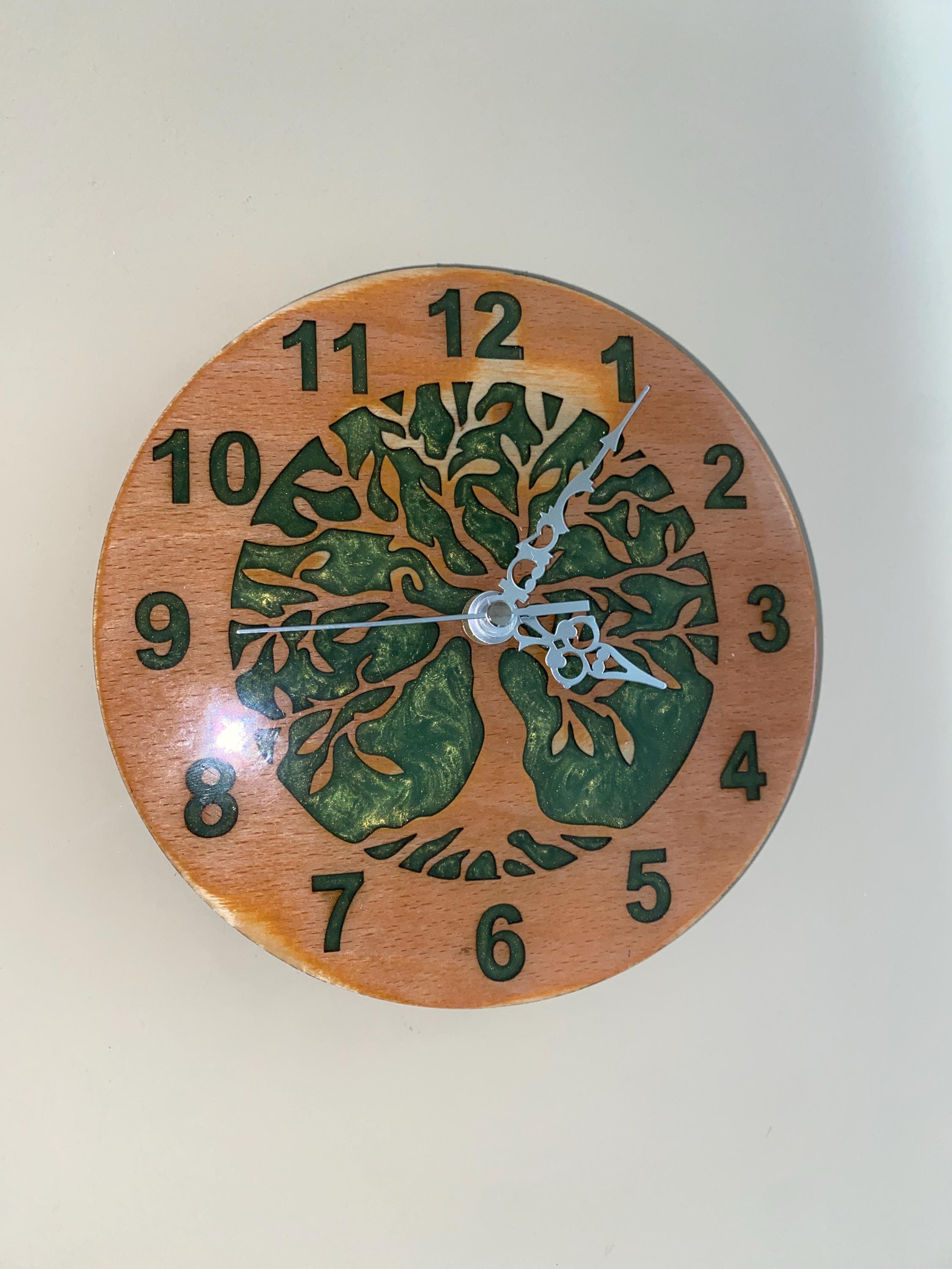 Tree of Life Clock SVG & Lightburn Files to Make Epoxy Resin Clock - Etsy