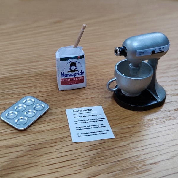 Miniature Baking Set - Etsy UK