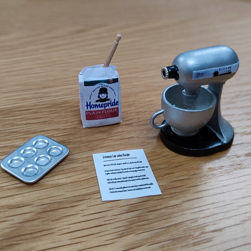 Miniature Baking Set - Etsy UK