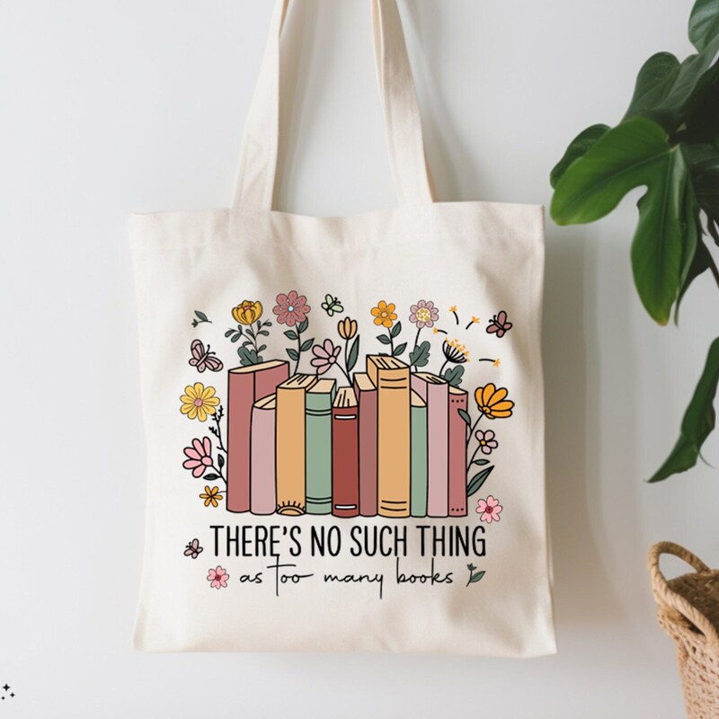 Book Tote - Etsy