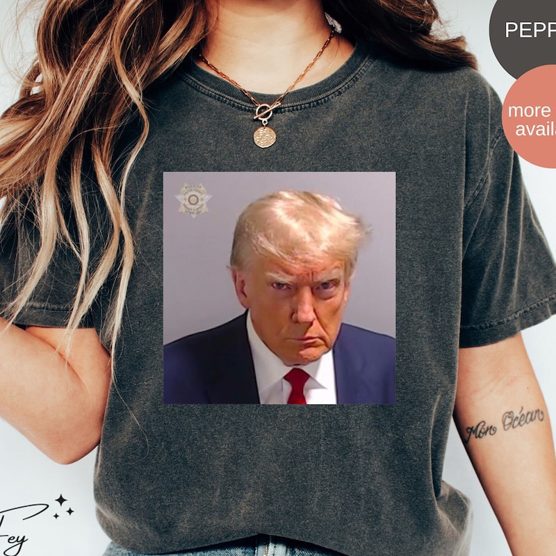 Trump Mugshot T Shirt - Etsy