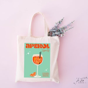 Aperol Spritz Tote Bag, Beach Party Tote, Bachelorette Tote Bag ...