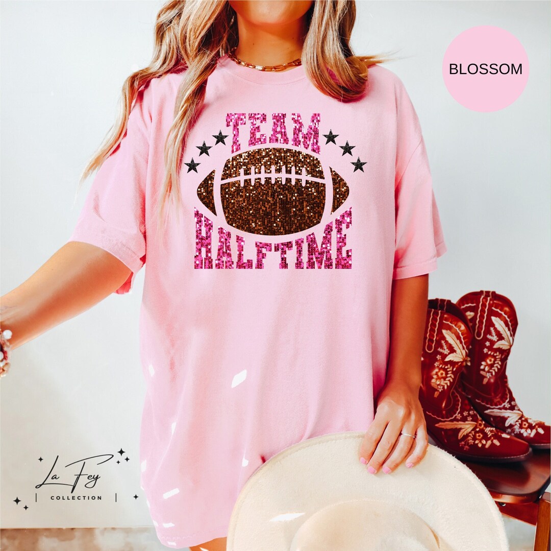 FAUX Sequins Team Halftime Shirt, Comfort Colors Superbowl Shirt ...