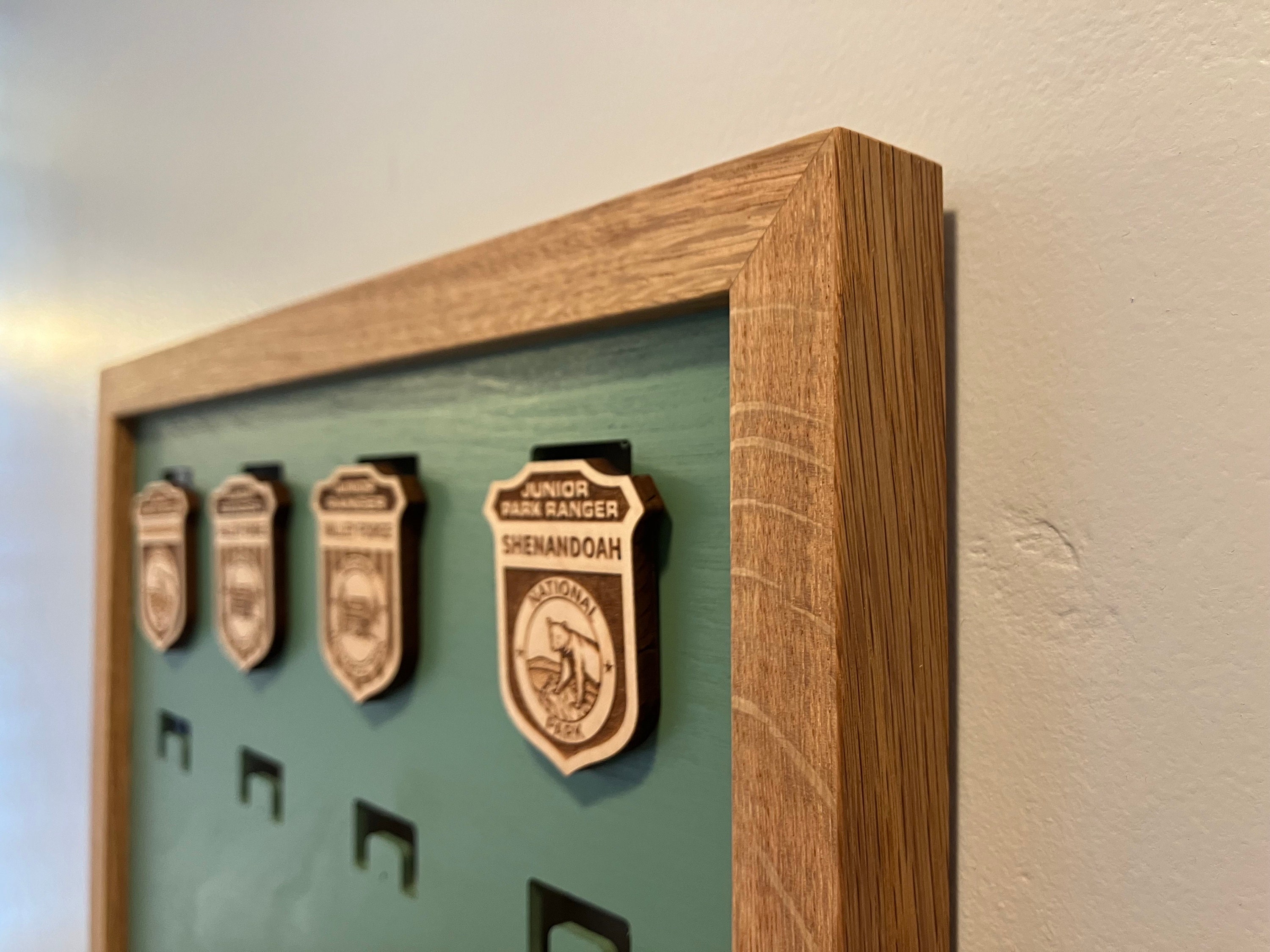 Framed Junior Ranger Badge Display | Pin Display | National Parks - Etsy