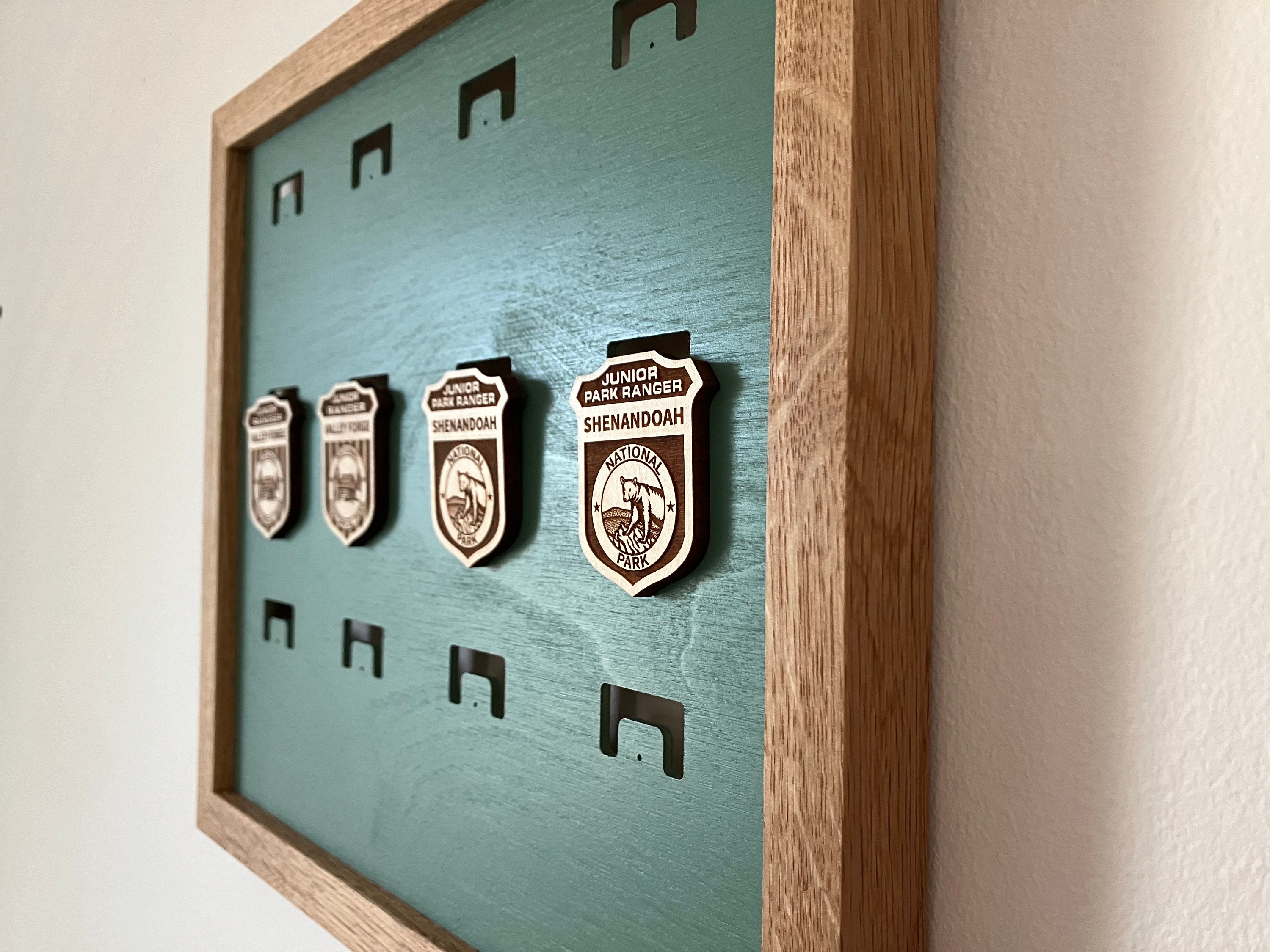 Framed Junior Ranger Badge Display Pin Display National Parks - Etsy