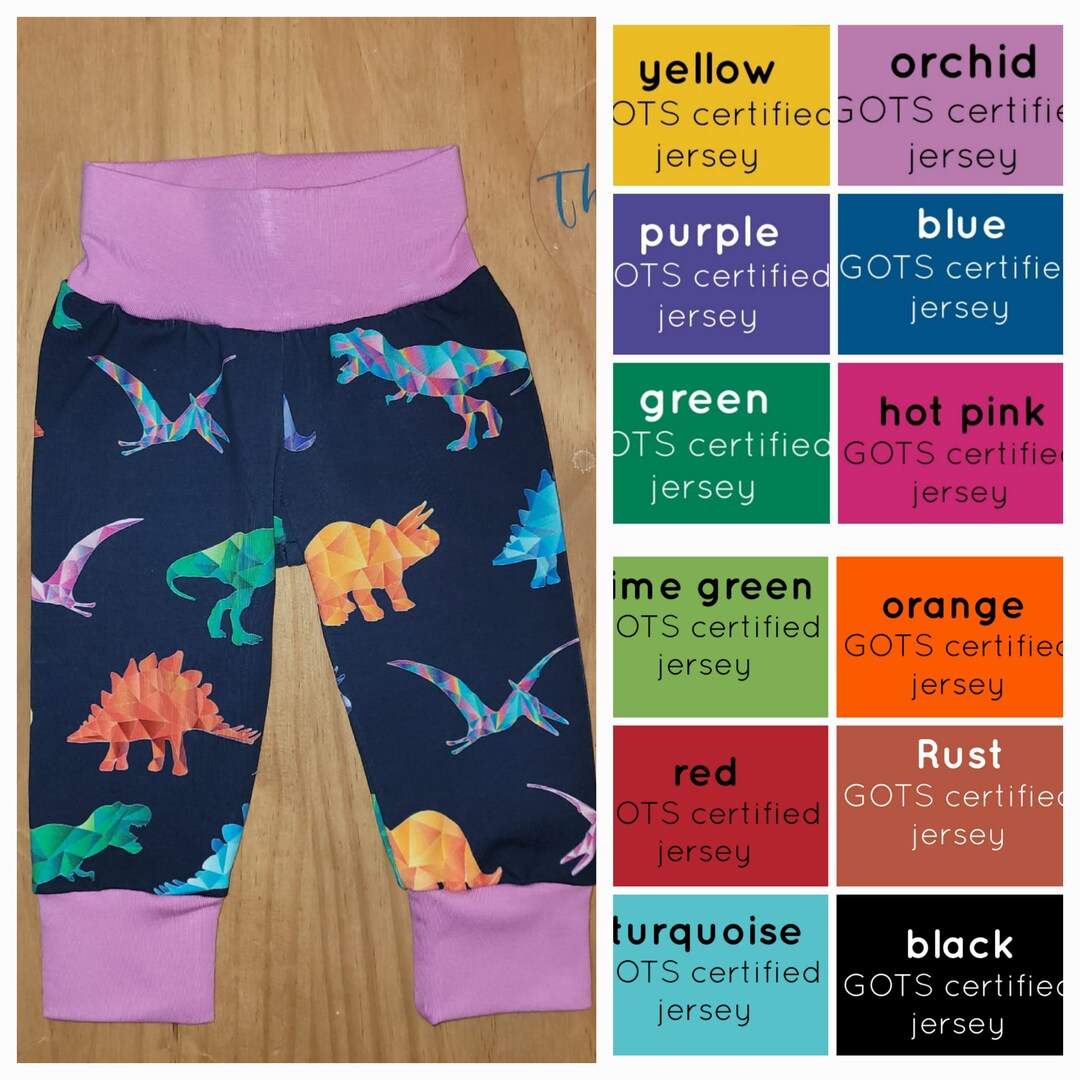 CUSTOMISABLE Dinosaur Trousers, Dinosaur Leggings, Childrens Dinosaur ...
