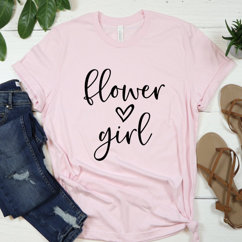 Flower Girl Shirt - Etsy