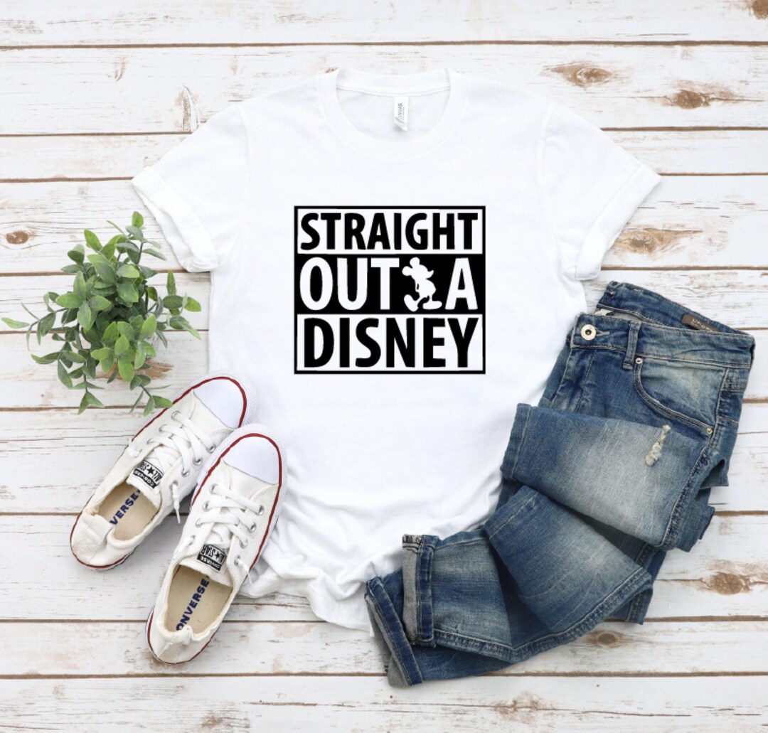 Straight Outta Disney Shirt, Family Vacation Tee - Etsy