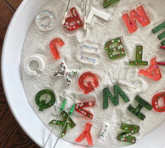 Traditional Christmas Sensory Alphabet | Etsy