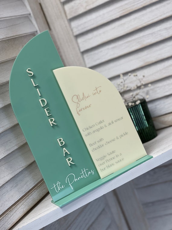 Food Menu Acrylic Food Menu Custom Food Menu Custom Drink - Etsy