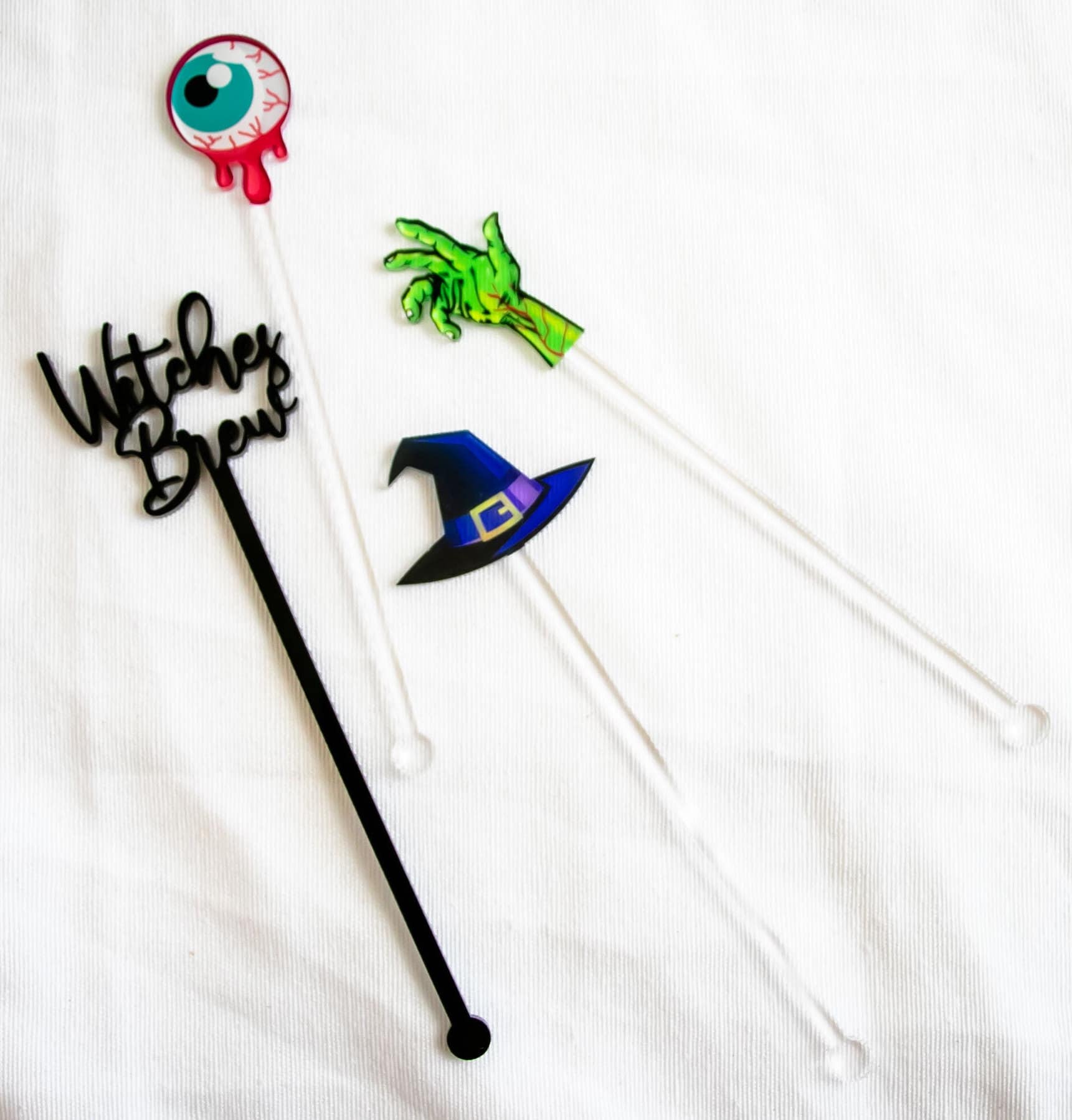 Eyeball Witch Reusable Stirrers Halloween Cocktail Stirrer - Etsy