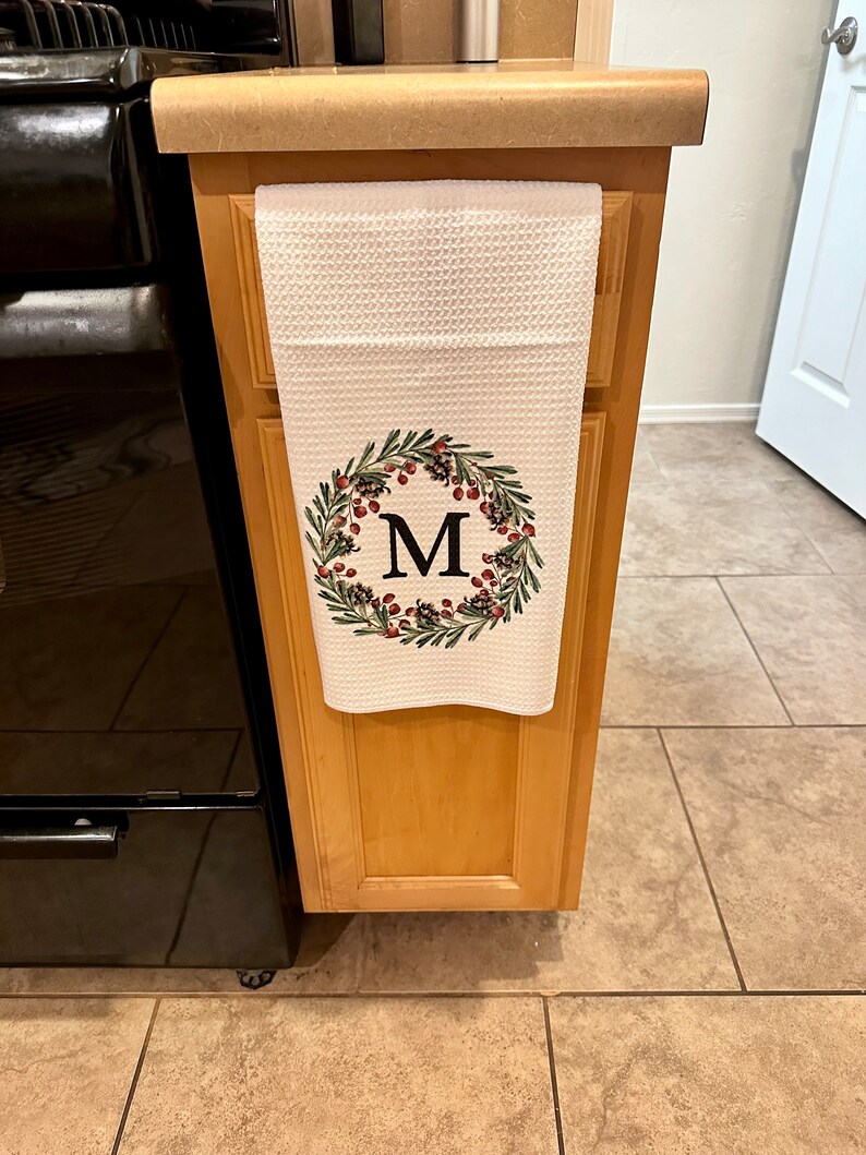 Waffle Knit Handmade Hand Towel Christmas Towel Christmas Gift - Etsy