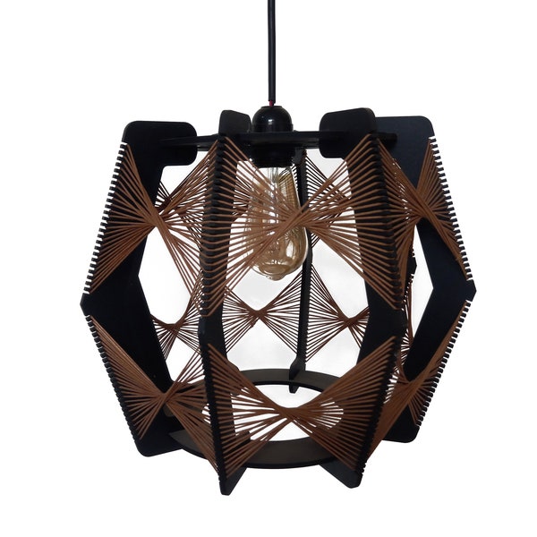 Woven Thread Pendant Light - Etsy