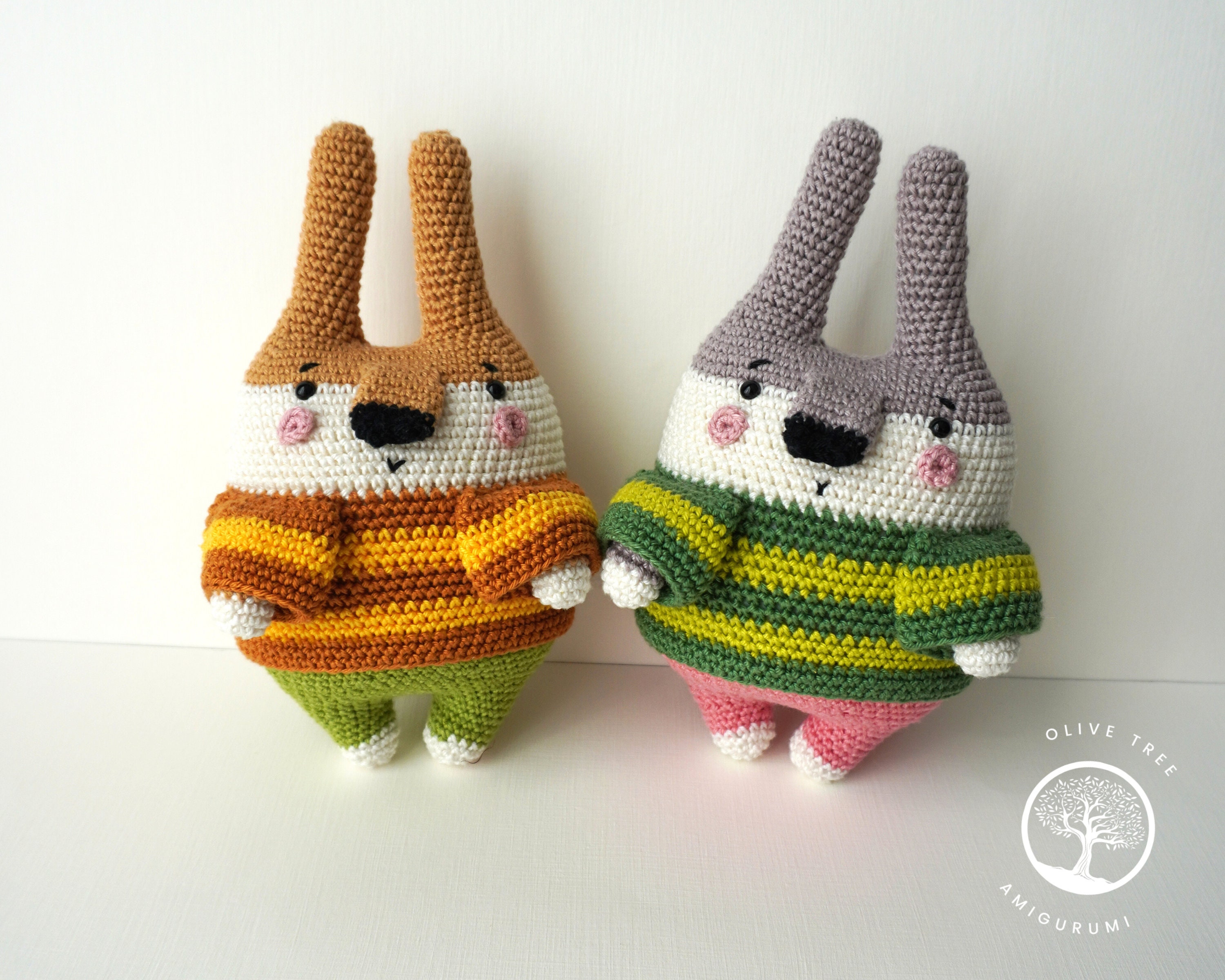 Amigurumi CROCHET PATTERN Sam the Rabbit Crochet Toy Pattern Amigurumi ...