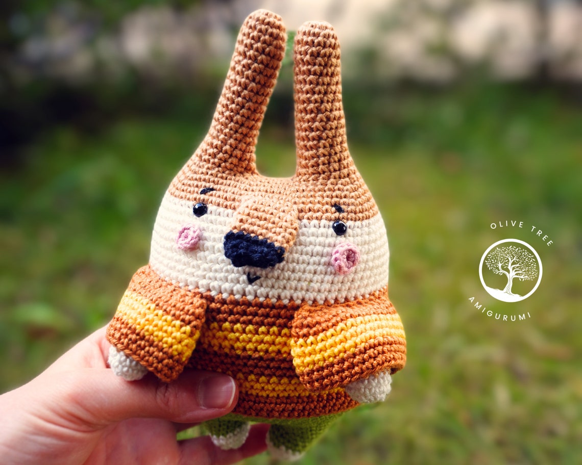 Amigurumi CROCHET PATTERN Sam the Rabbit Crochet Toy Pattern Amigurumi ...