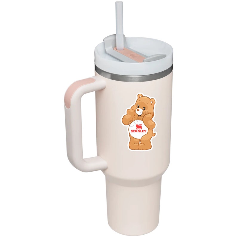 Funny Stanley Bear Vinyl Sticker I Don't Care Bear Gift for Water ...