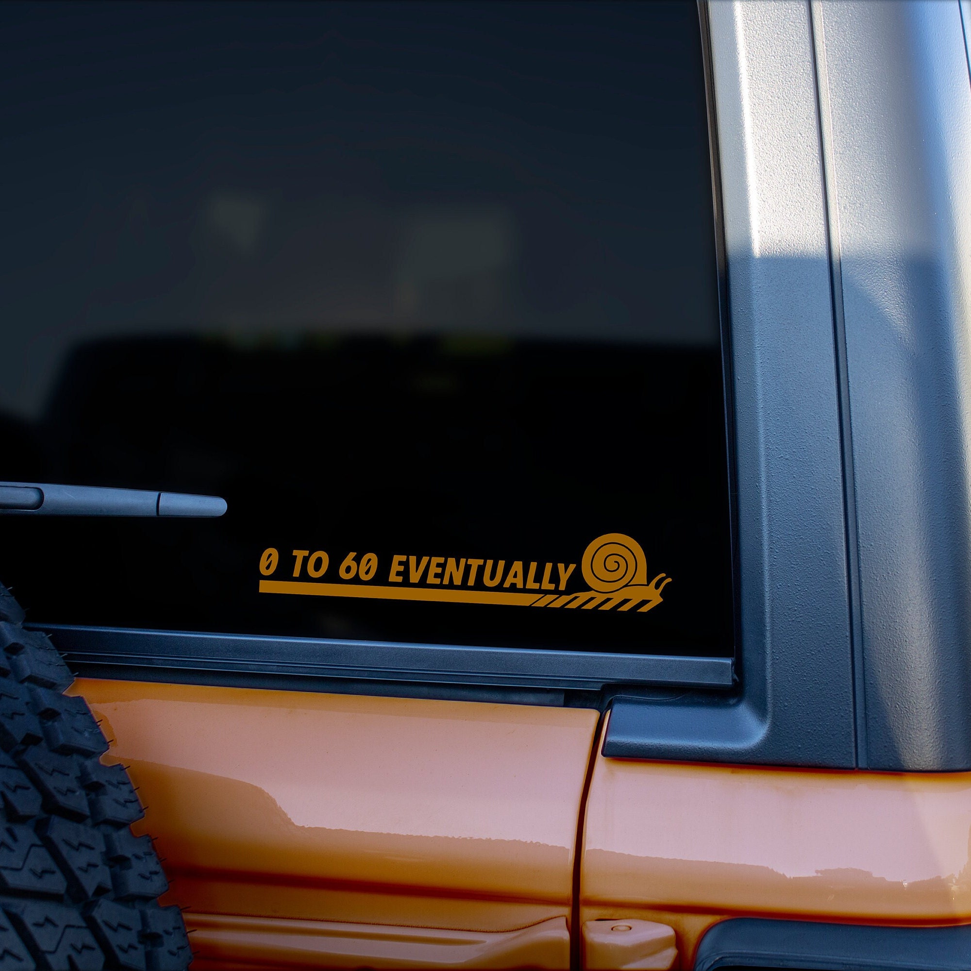 Funny Vinyl Decal Sticker. 0 to 60 Eventually Gift for That Money Pit ...