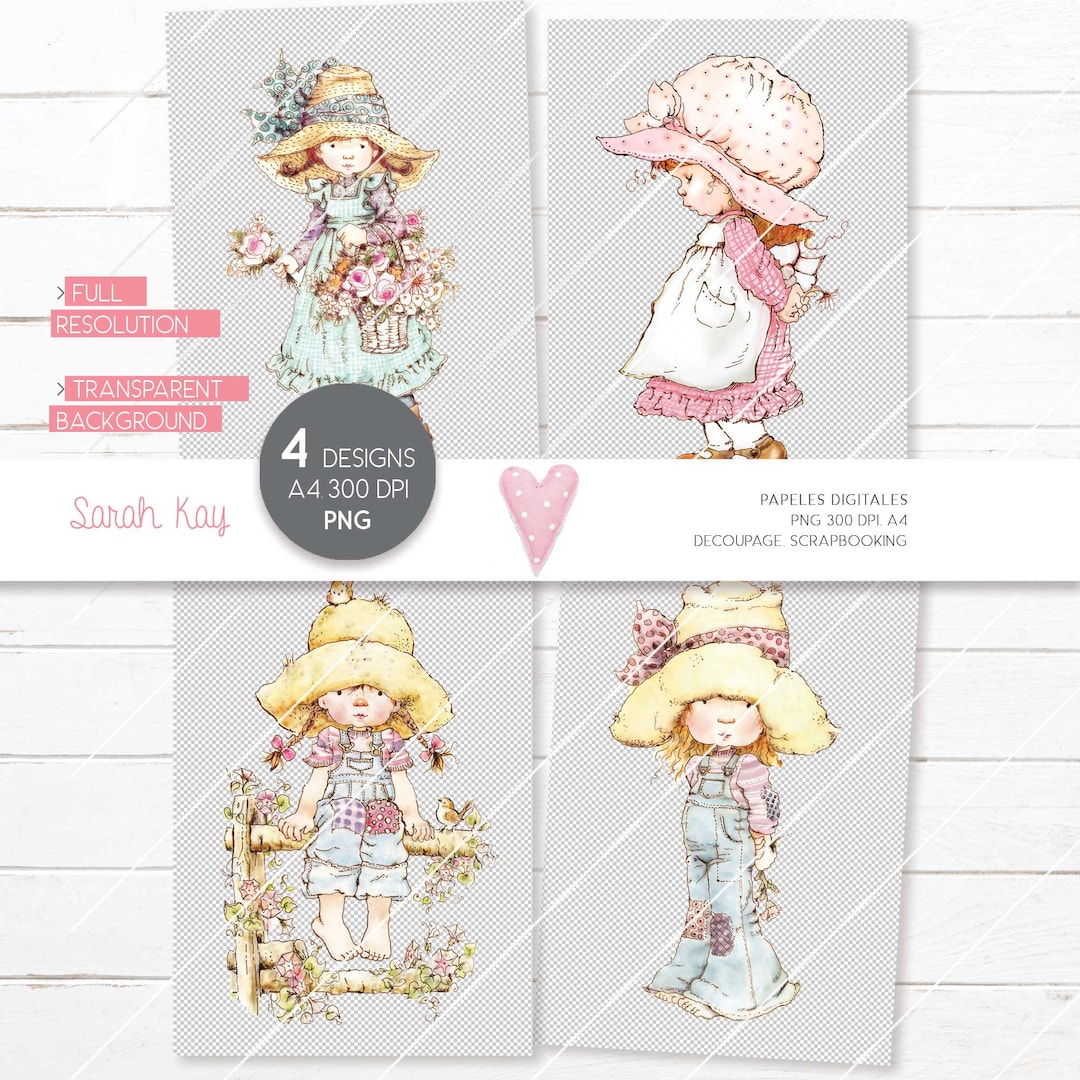 Sarah Kay PNG A4 Transparent Background Illustration Full Resolution ...
