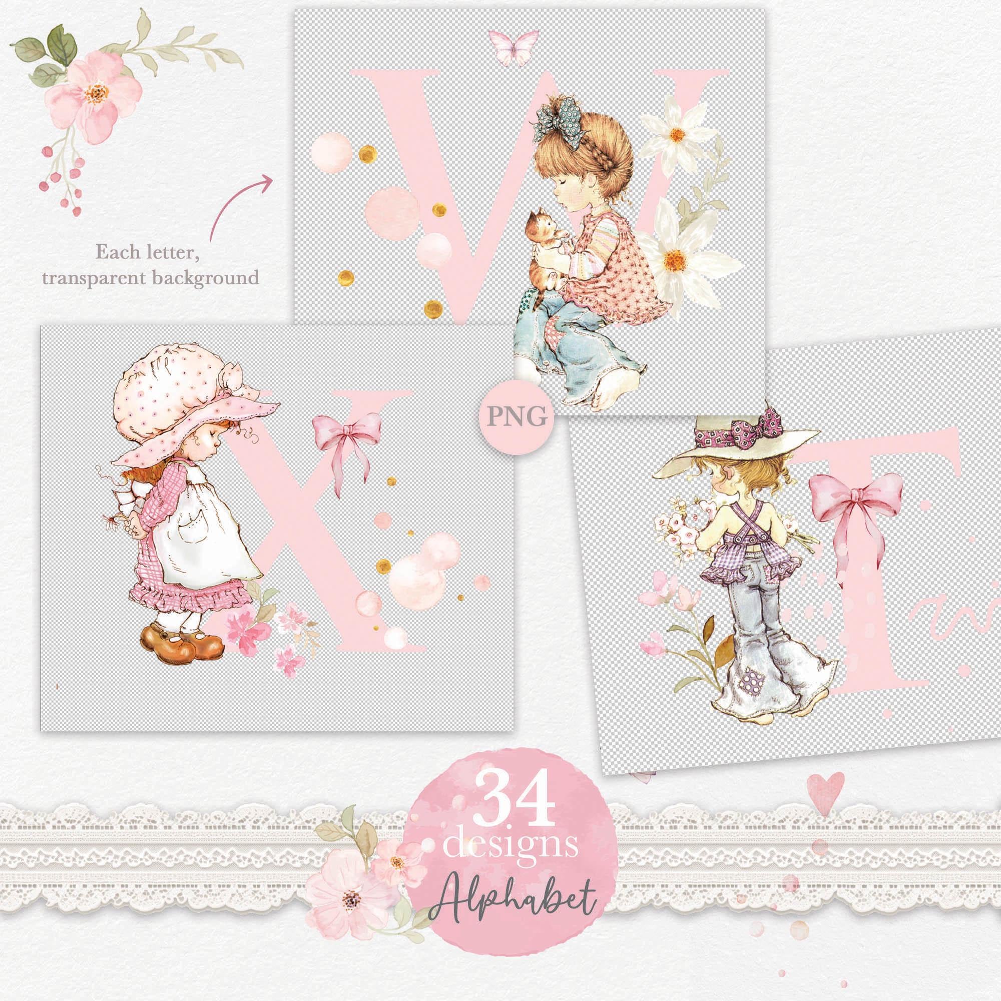 Sarah Kay, Capital Letters, Alphabet, Shabby Chic, Decoupage ...