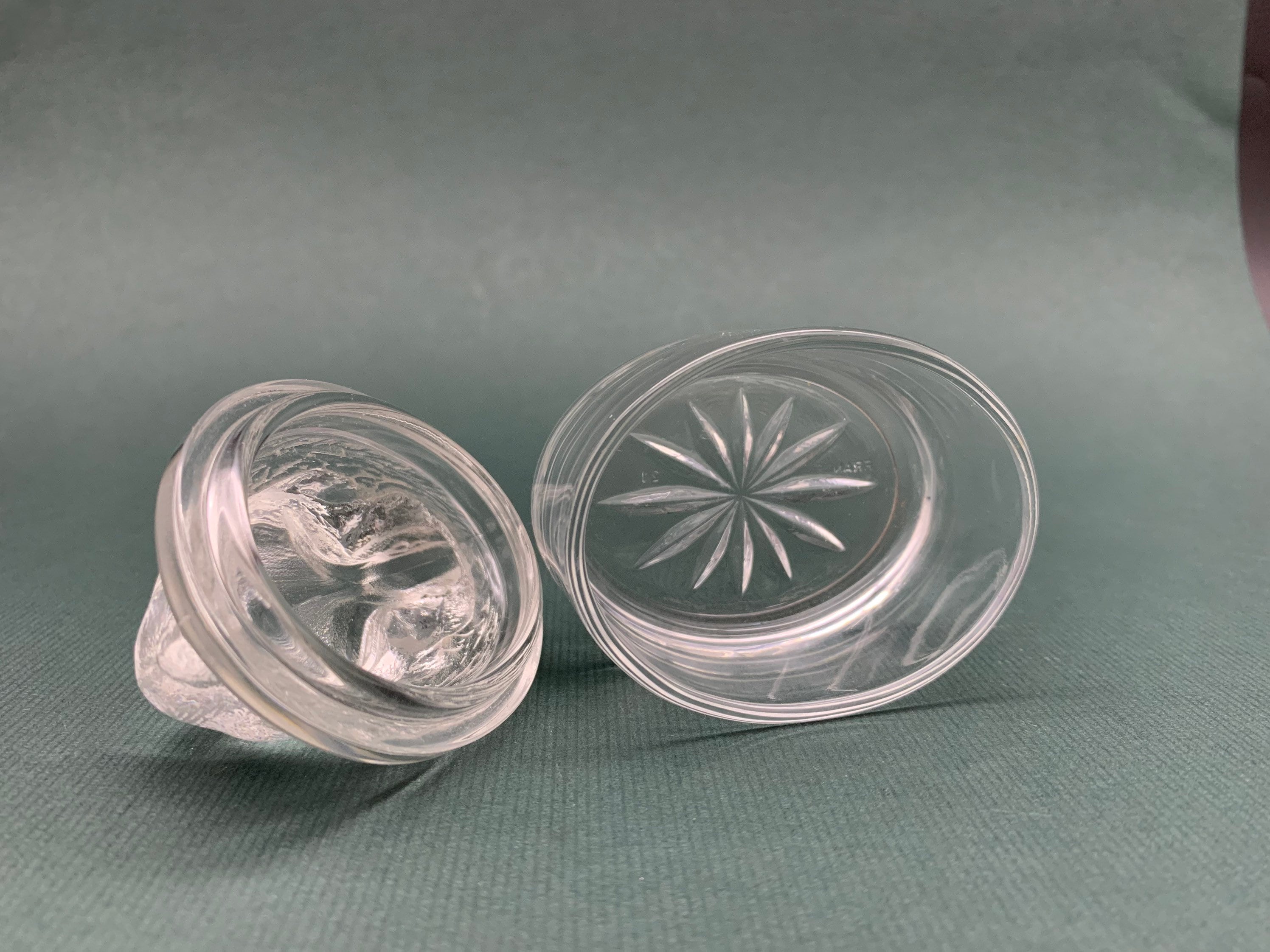 Glass Rabbit Bunny Trinket Box Luminarc France - Etsy