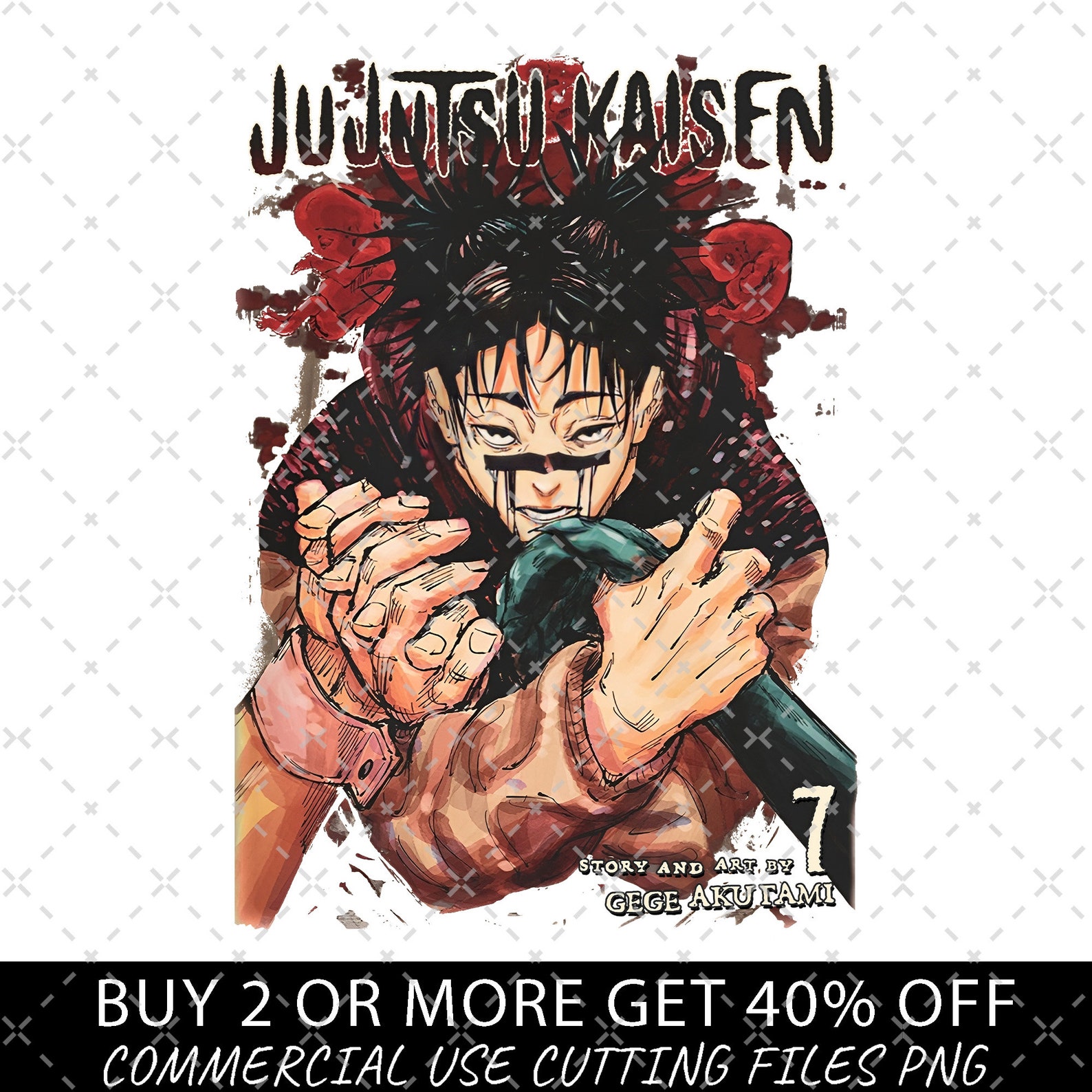 Digital Download Vintage Choso PNG, Choso Poster Anime Merch, Anime ...