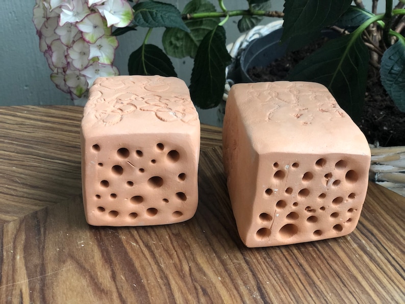 Handmade Ceramic Clay Bee House Bee Hotels Nesting for Bees - Etsy