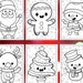 Printable Christmas Coloring Book Pages, Christmas Activity for Kids ...