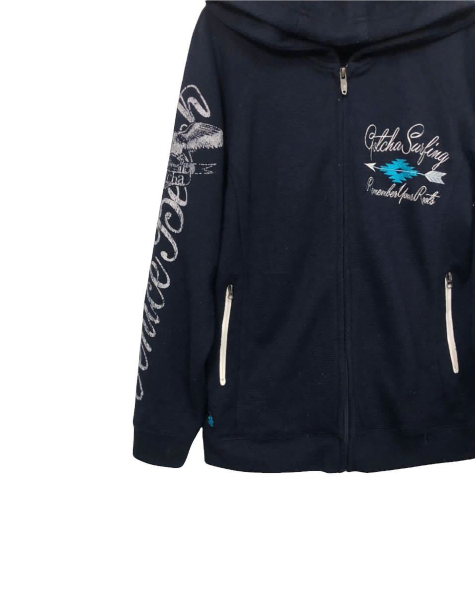 Vintage Gotcha Embroidered Big Logo Zipper Ups Hoodie Jacket Vintage ...