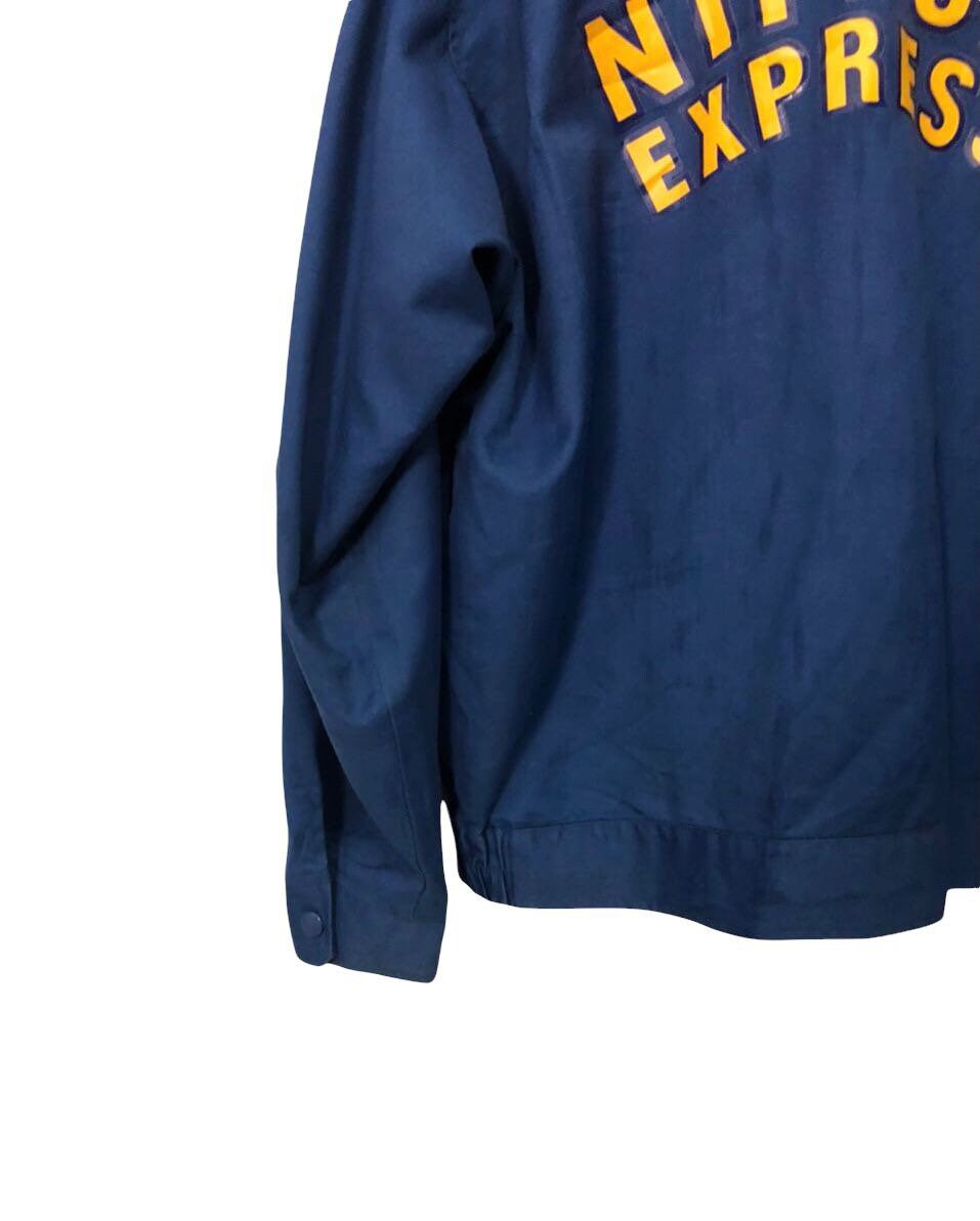 Vintage Nippon Express Spell Out Big Logo Zipper Ups Jacket Vintage ...