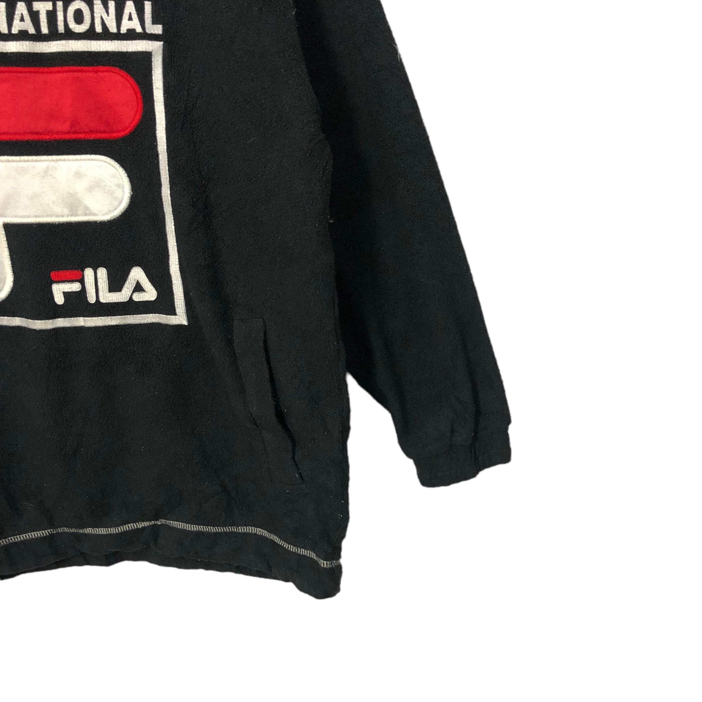 Vintage Fila Sport International Embroidered Big Logo Sweater Vintage Fila Embroidery Big Logo ...