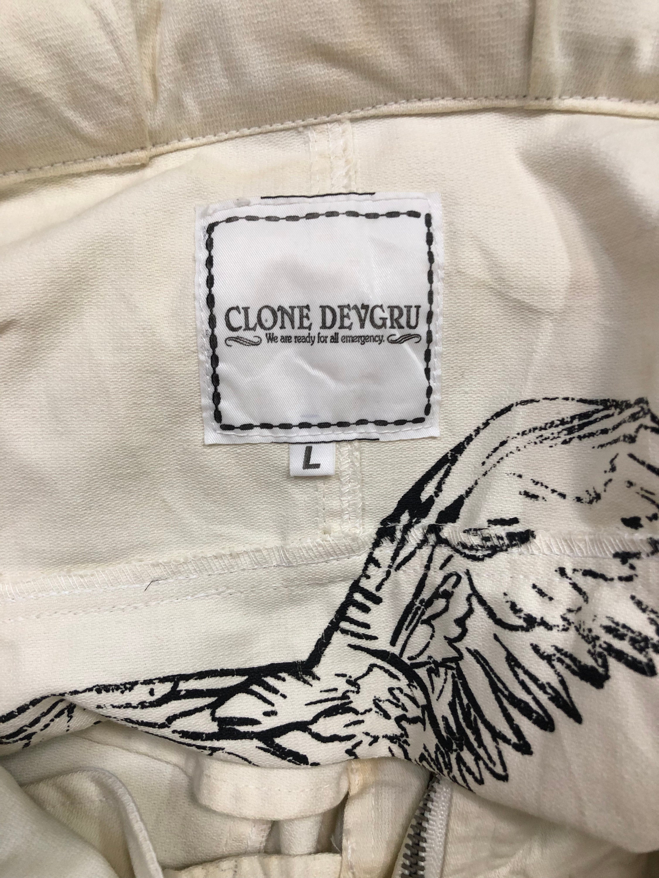 Vintage Clone Devgru Eagle Big Logo Zipper Ups Multipocket Hoodie Vest Jacket Clone Devgru Big ...