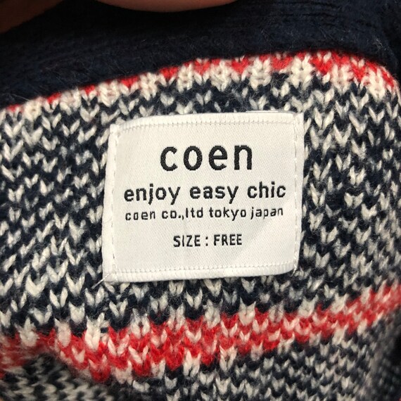 Vintage Coen Co. Ltd Tokyo Japan Full Print Knitwear … - Gem