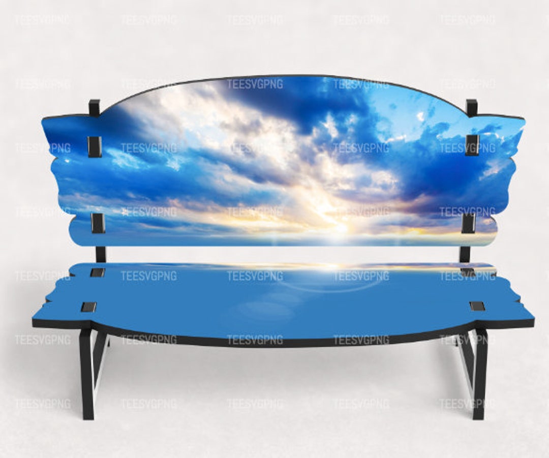 Memorial Bench Template for Sublimation | Add Your Own Text - Etsy