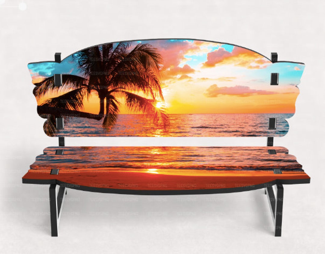 Memorial Bench Template for Sublimation | Add Your Own Text - Etsy
