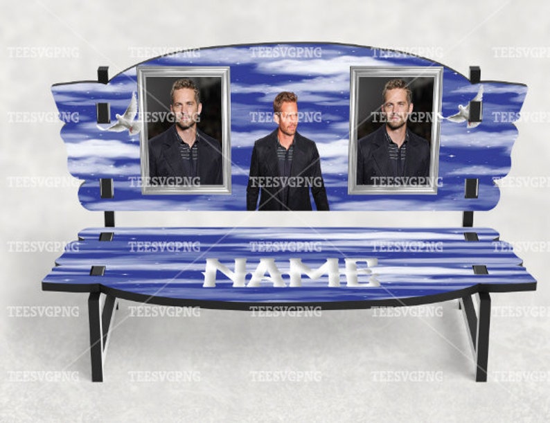Memorial Bench Template for Sublimation - Etsy