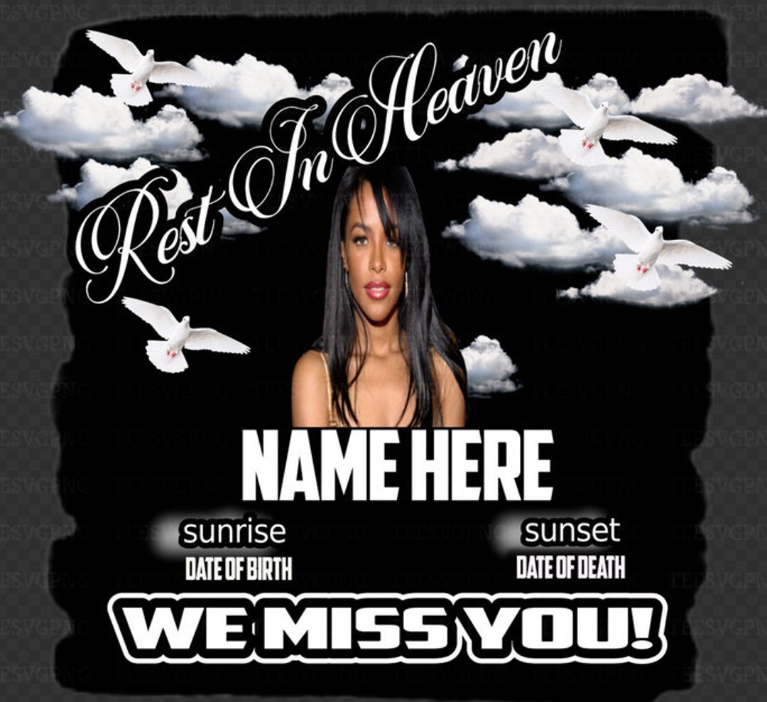 Memorial Background for Sublimation T-shirt/rip Template/ in Loving ...