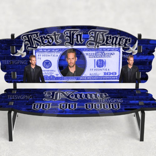 Memorial Bench Template for Sublimation - Etsy
