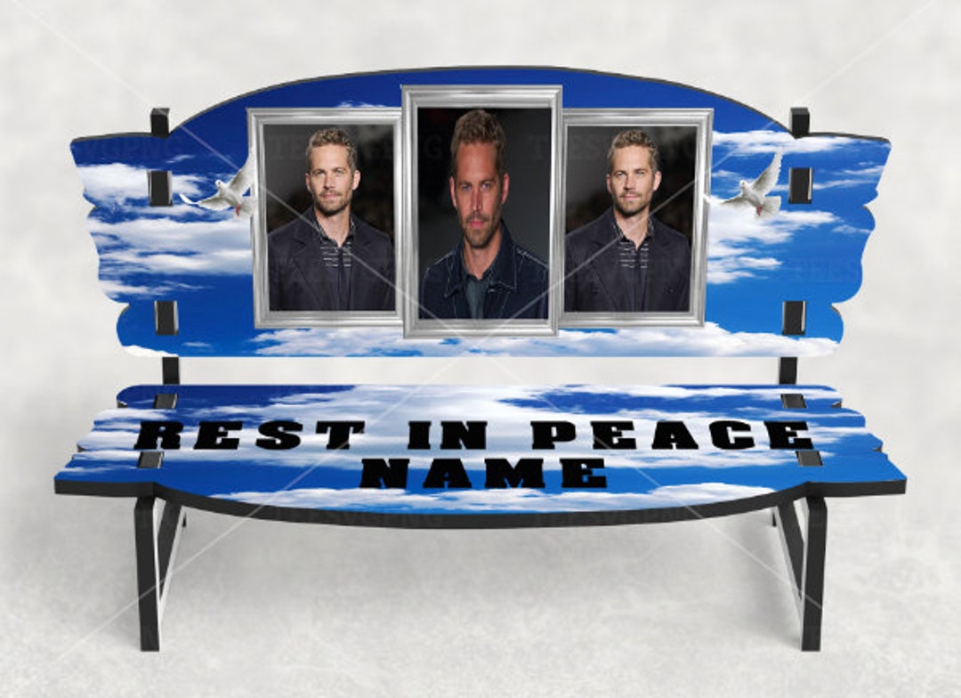 Memorial Bench Template for Sublimation - Etsy