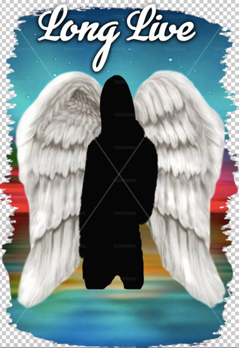 Memorial Background for Sublimation T-shirt/rip Template/ in Loving ...