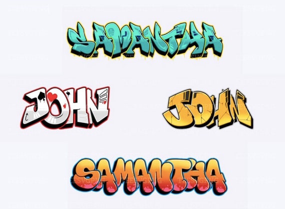 John In Graffiti Letters