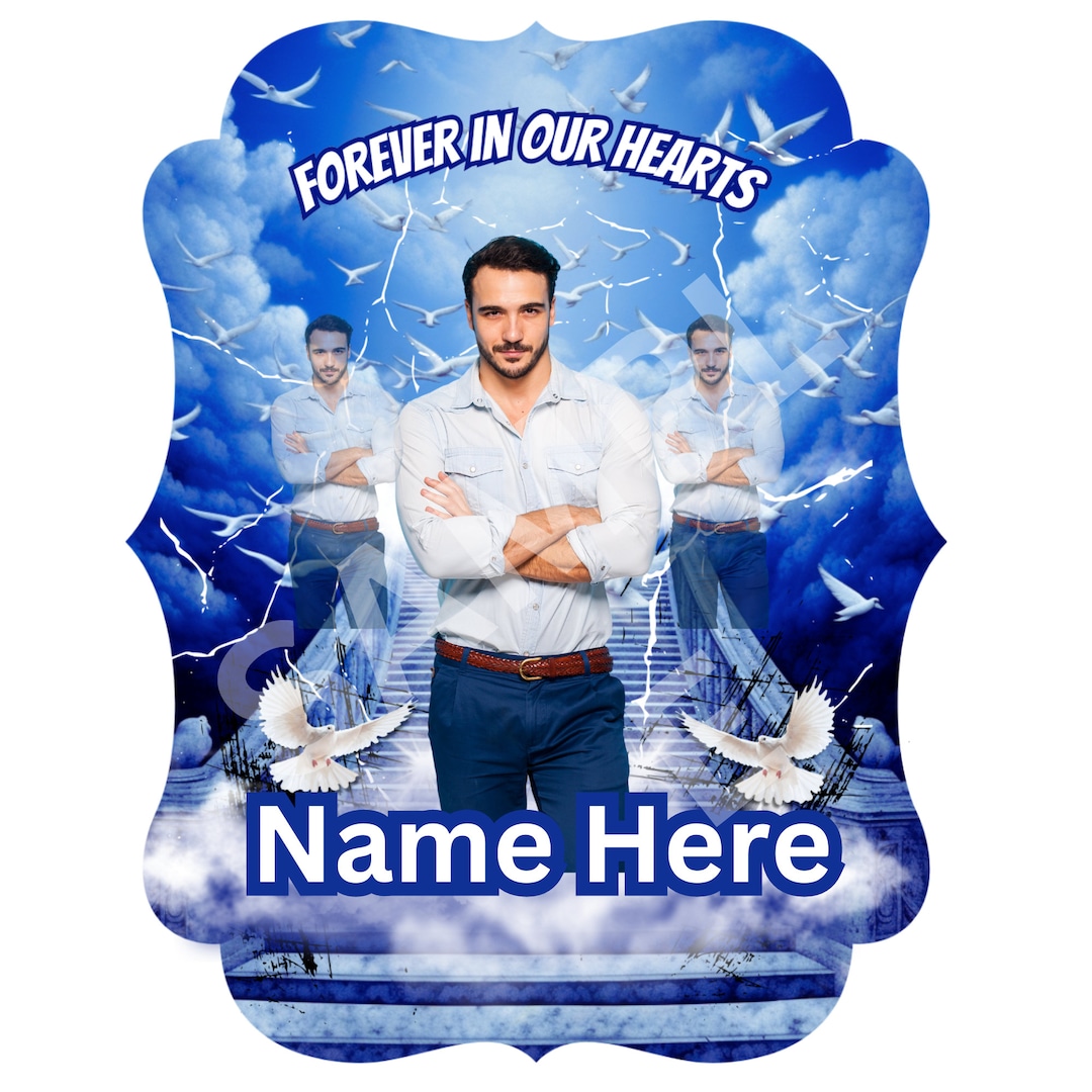 Memorial Background for Sublimation T-shirt/template/ in Loving Memory ...