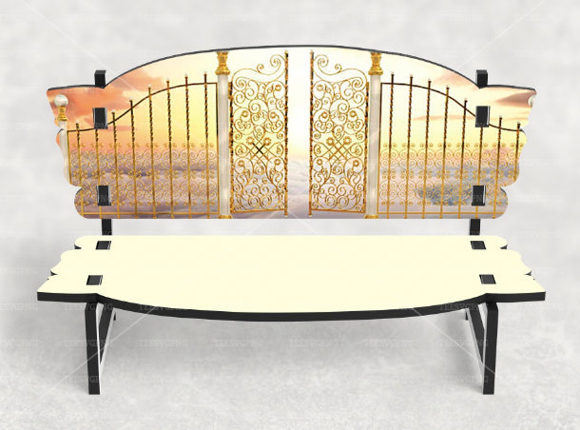 Memorial Bench Template for Sublimation - Etsy
